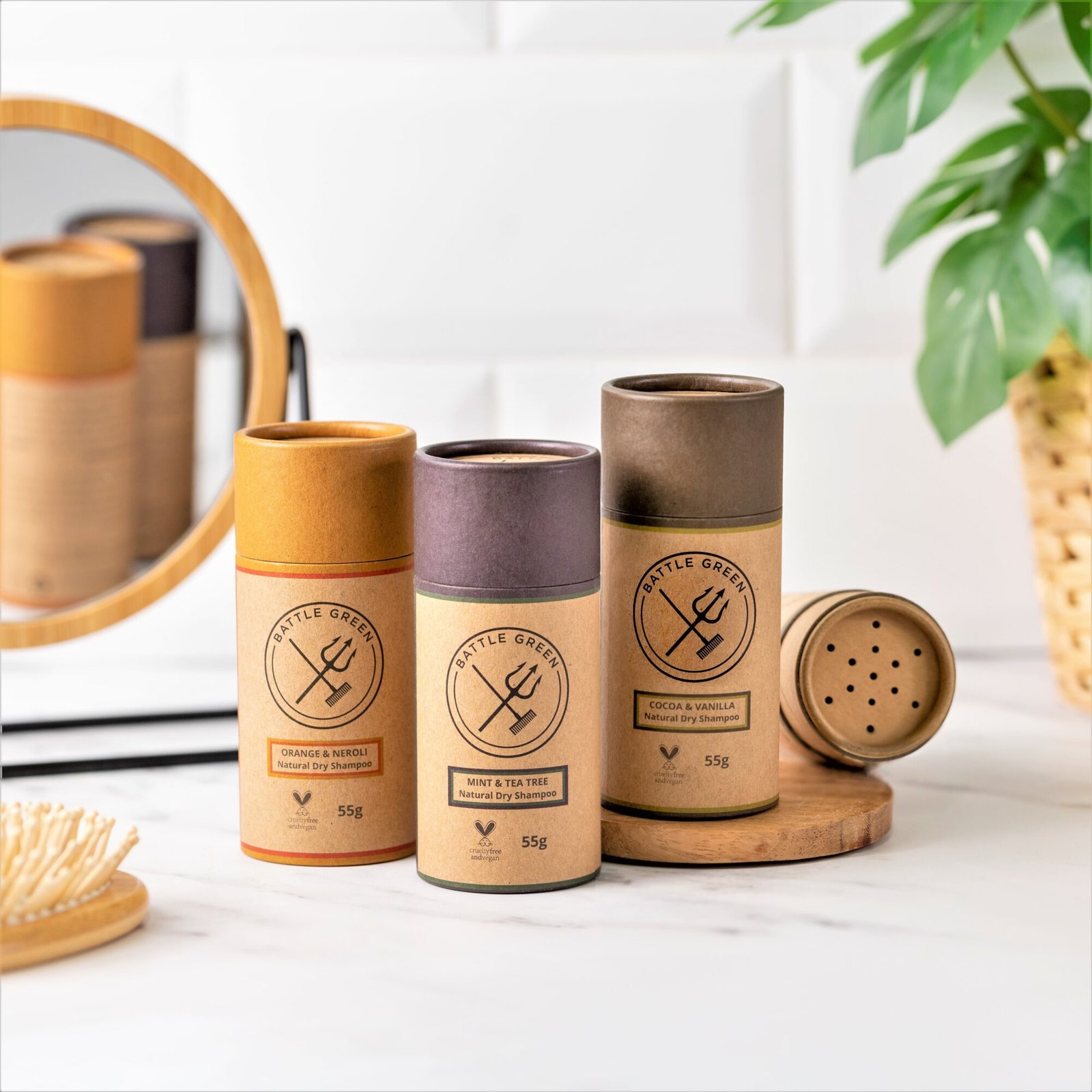 Battle Green Dry Shampoo - The Soap Mine